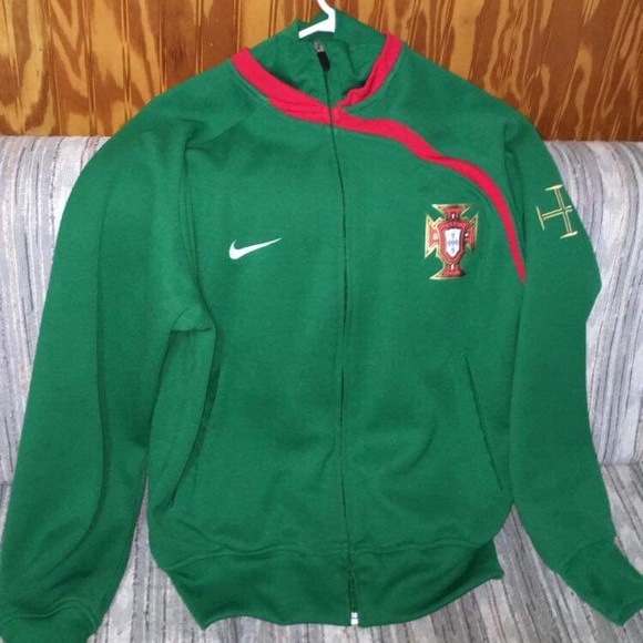 Nike | Shirts | Nike Portugal Fpf Track Jacket 208 Euro National Team ...